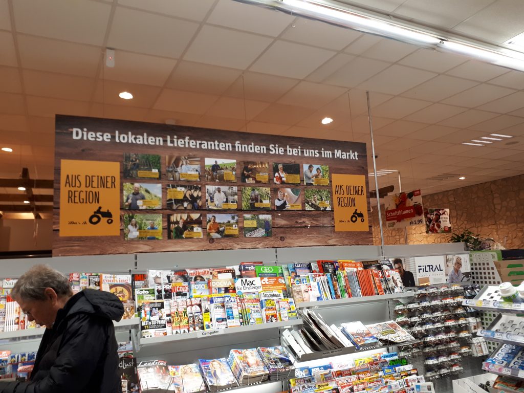 Regionale Produkte: das neue Bio - Supermarkt Inside